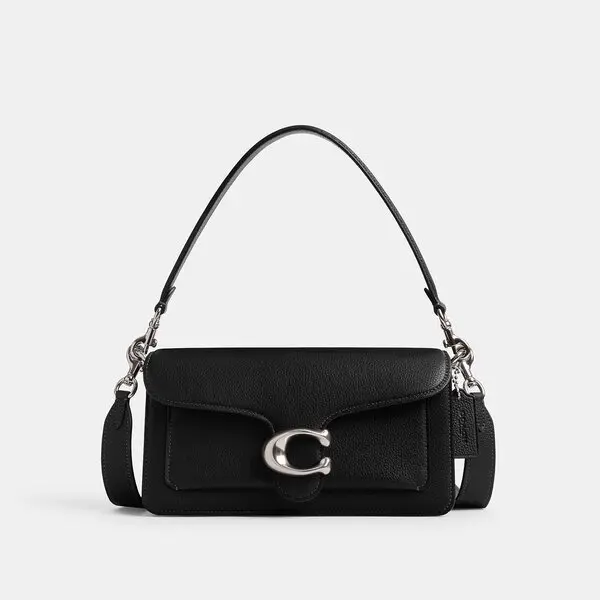 COACH Tabby Shoulder Bag 26 - Silver/black
