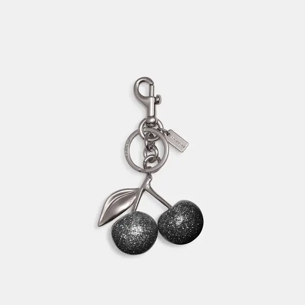 COACH Cherry Bag Charm - Silver/silver