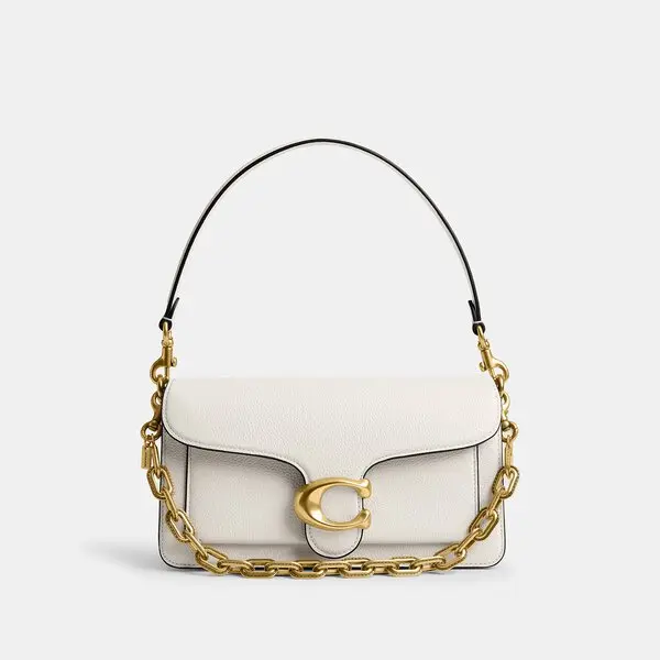 COACH Link Chain Strap - Brass
