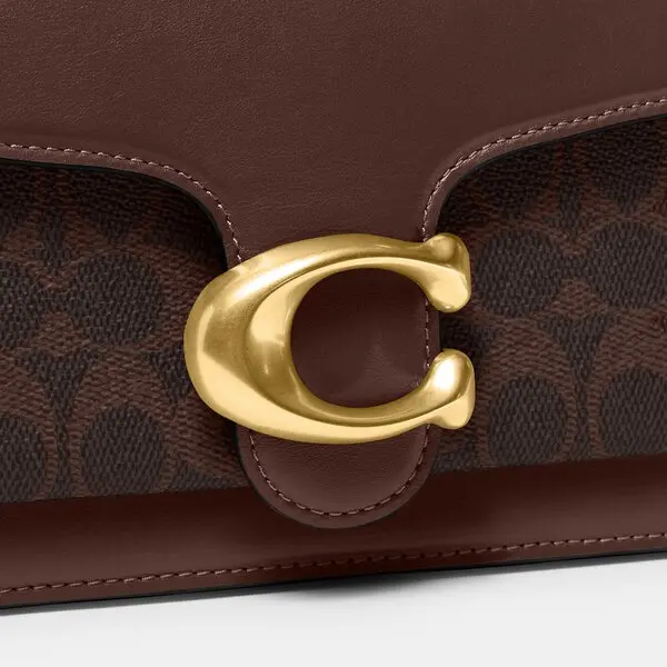 Coach Tabby Shoulder Bag 26 In Signature Canvas - Brass/Maple