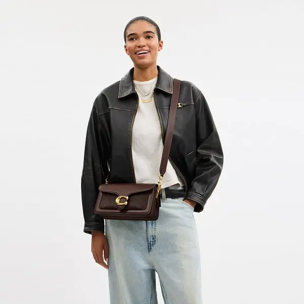 COACH Tabby Shoulder Bag 26 In Signature Canvas - Brass/maple