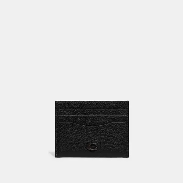 COACH® Card Case - Black