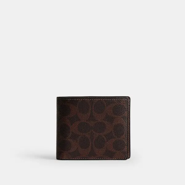 COACH 3-in-1 Wallet In Signature Canvas - Maple