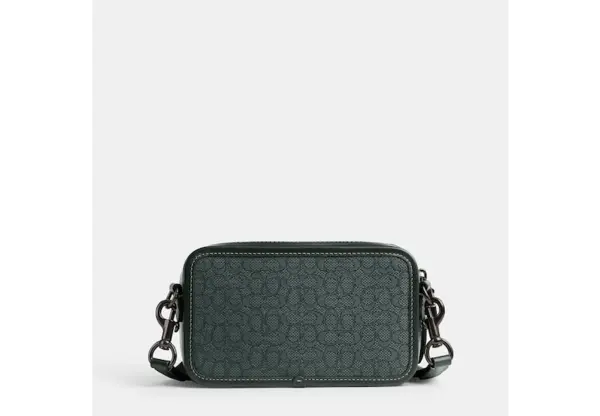 COACH Charter Slim Crossbody In Micro Signature Jacquard