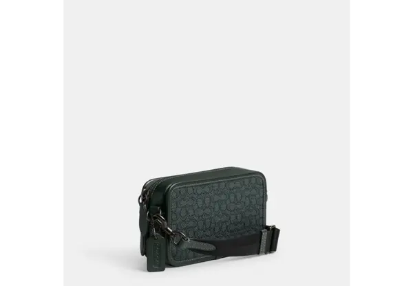 COACH Charter Slim Crossbody In Micro Signature Jacquard