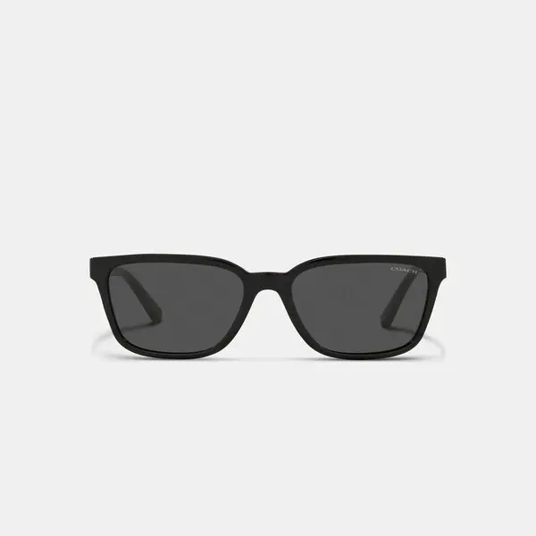 COACH Signature Workmark Square Sunglasses - Black