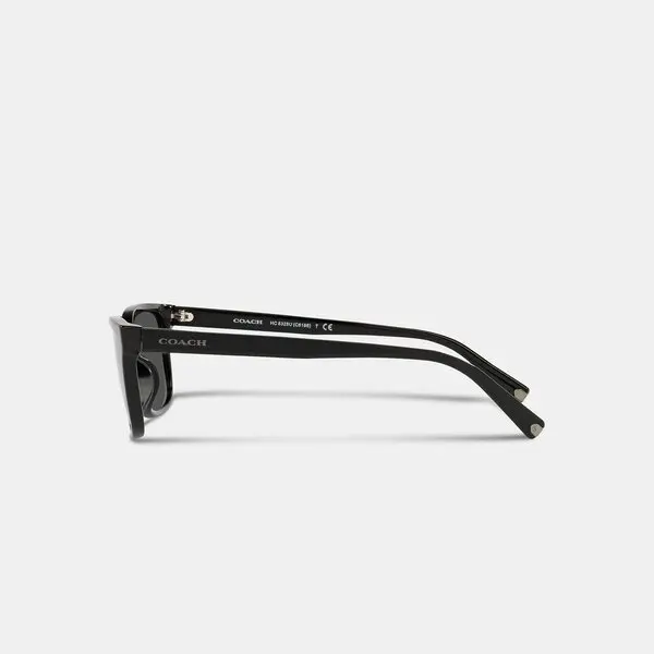 COACH Signature Workmark Square Sunglasses - Black