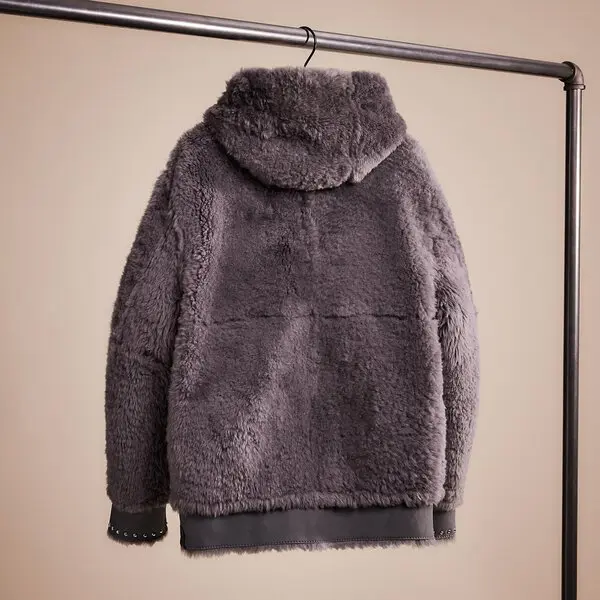 COACH Upcrafted Reversible Shearling Hoodie