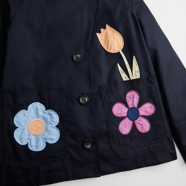 COACHTOPIA Painter's Jacket With Garden Appliqués