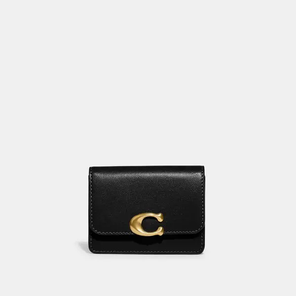 COACH Bandit Card Case - Brass