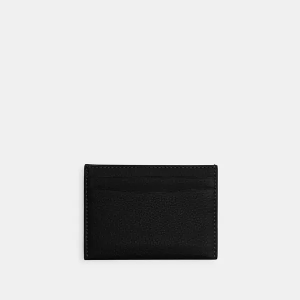 COACH Essential Card Case - Brass/black