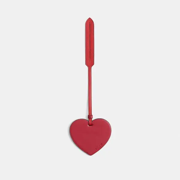 COACH Remade Heart Bag Charm - Red