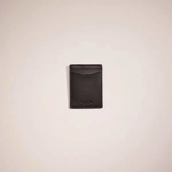 COACH® Restored Money Clip Card Case - Black