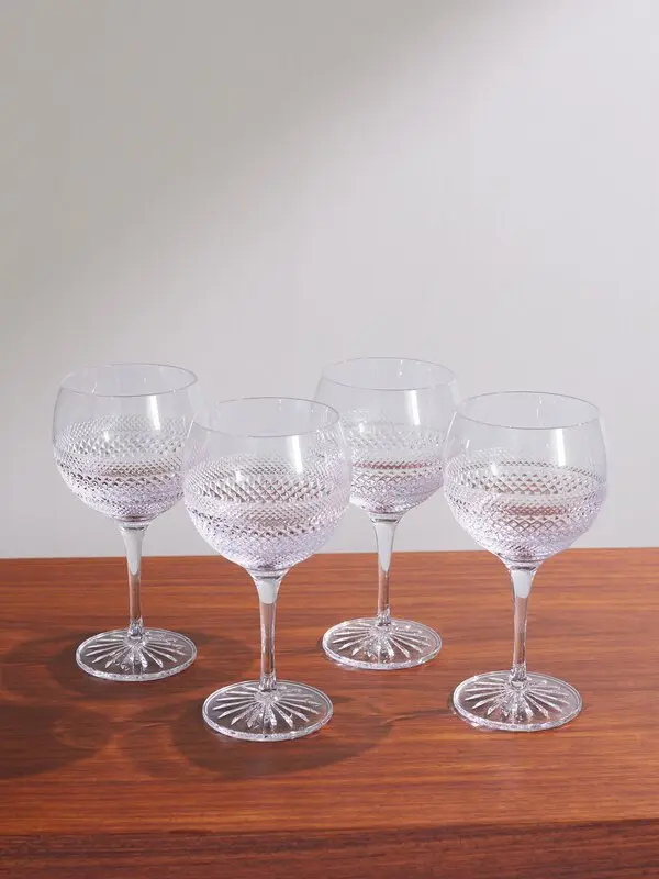 SOHO HOME Huxley Set Of Four Crystal Gin Glasses - Neutrals