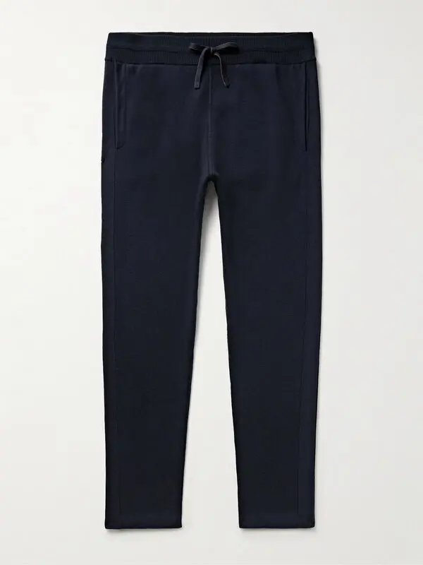 Loro Piana Balfour Cashmere, Virgin Wool, And Silk-blend Sweatpants - Blue