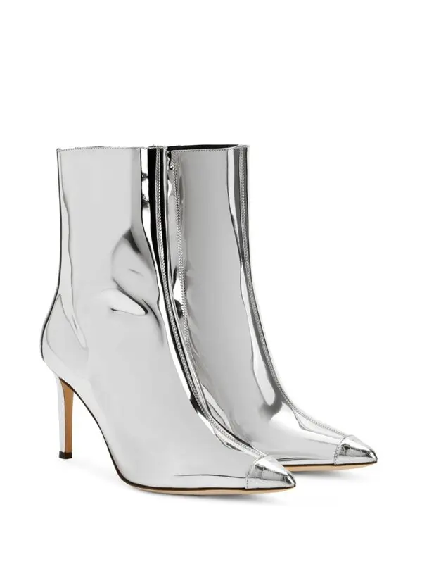 GIUSEPPE ZANOTTI 85mm Mirea Boots - Silver