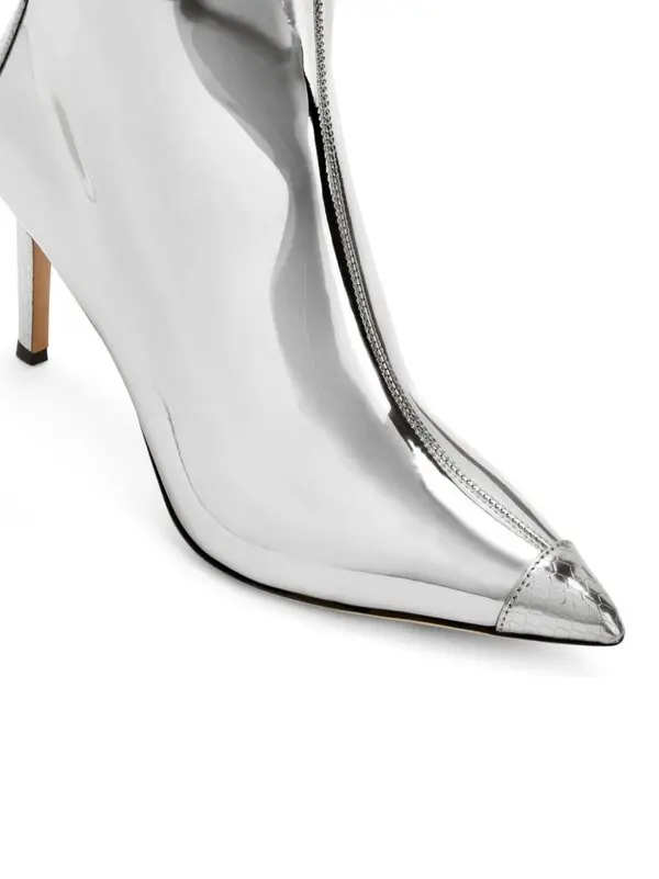 GIUSEPPE ZANOTTI 85mm Mirea Boots - Silver