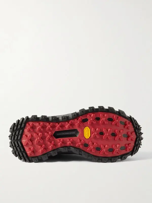 Moncler Trailgrip Gtx Leather Hiking Boots - Red