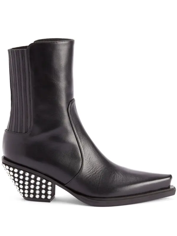GIUSEPPE ZANOTTI Yanhira 75mm Ankle Boots - Black