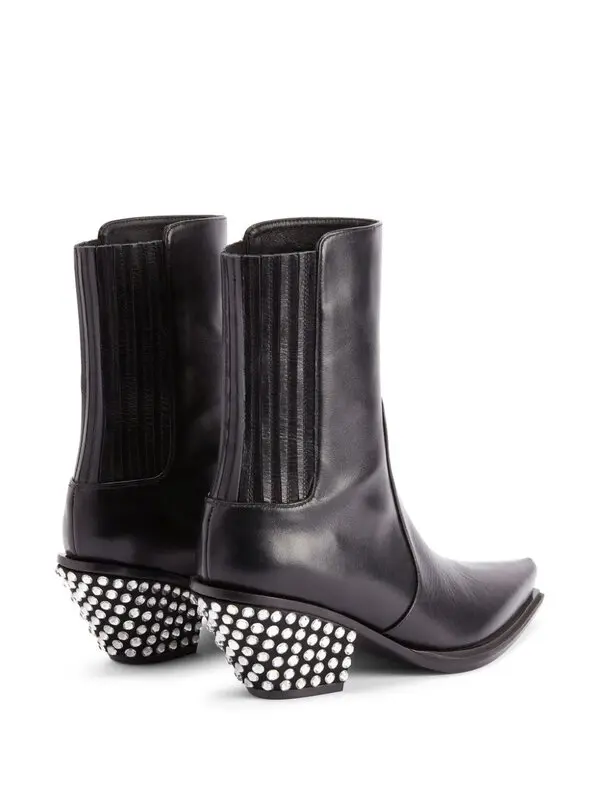 GIUSEPPE ZANOTTI Yanhira 75mm Ankle Boots - Black