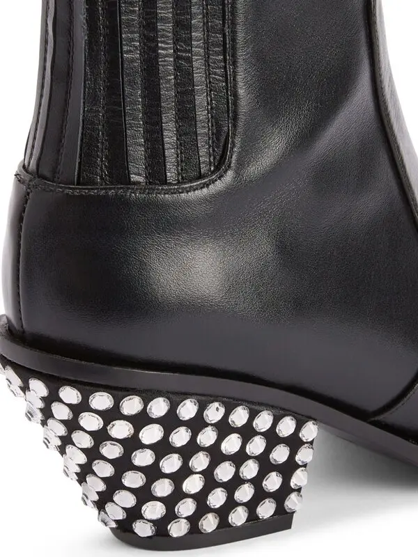 GIUSEPPE ZANOTTI Yanhira 75mm Ankle Boots - Black
