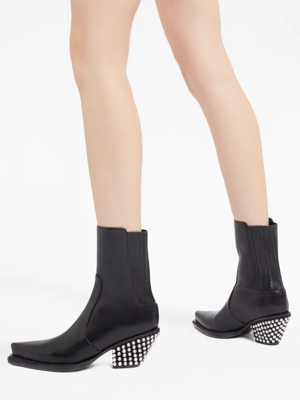 GIUSEPPE ZANOTTI Yanhira 75mm Ankle Boots - Black