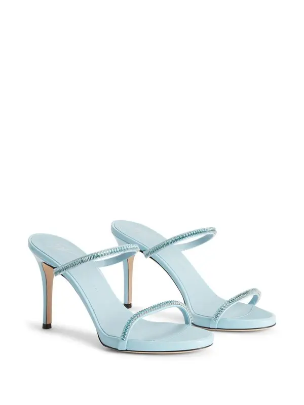 GIUSEPPE ZANOTTI Iride Crystal 90mm Sandals