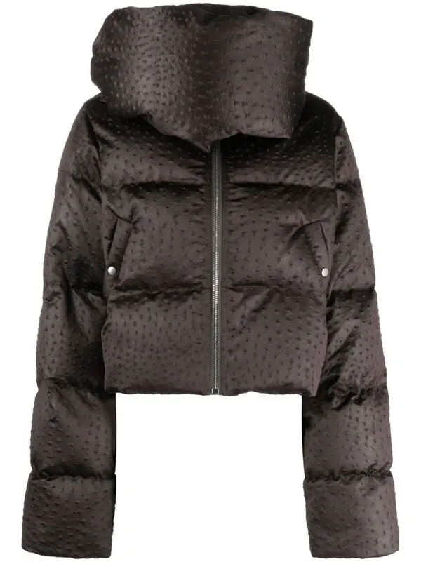 Rick Owens Funnel-neck Puffer Jacket