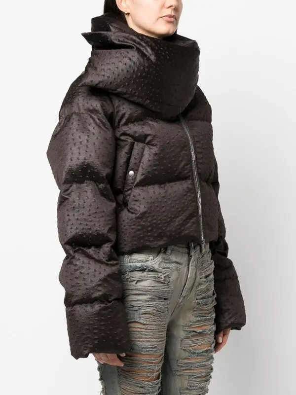 Rick Owens Funnel-neck Puffer Jacket