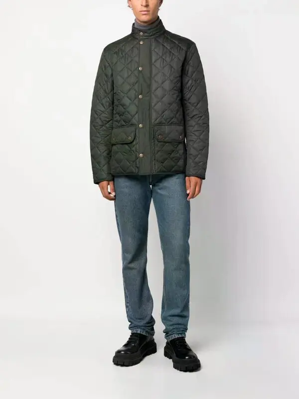 Barbour Quilted Button-up Jacket