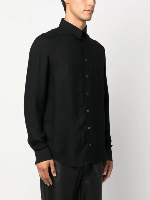 Patrizia Pepe Long-sleeved Twill Shirt