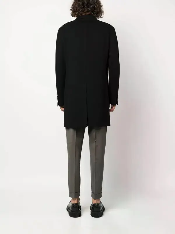 Tagliatore Notched-lapel Single-breasted Coat