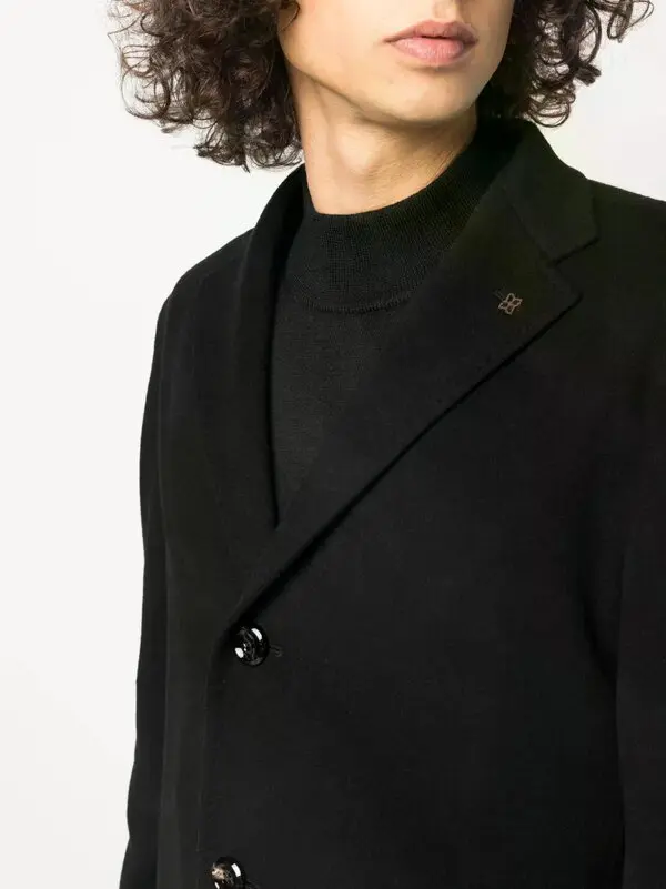 Tagliatore Notched-lapel Single-breasted Coat