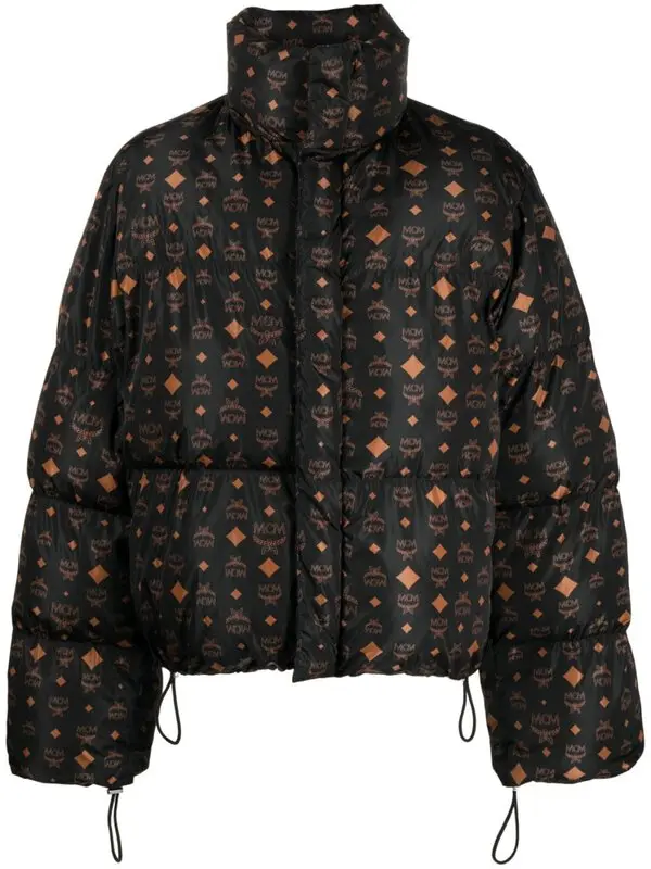 Mcm Onogra-pattern Puffer Jacket