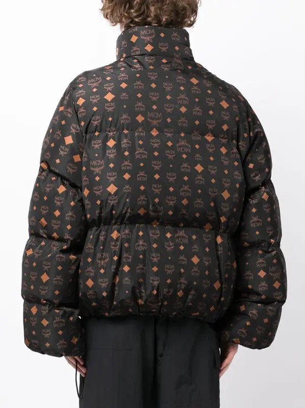 Mcm Onogra-pattern Puffer Jacket