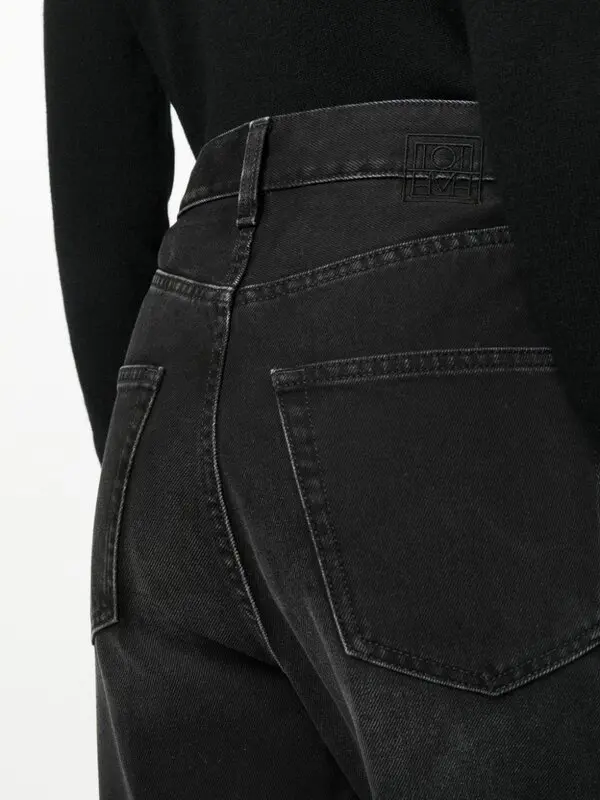 TOTEME Tapered-leg Jeans - Black