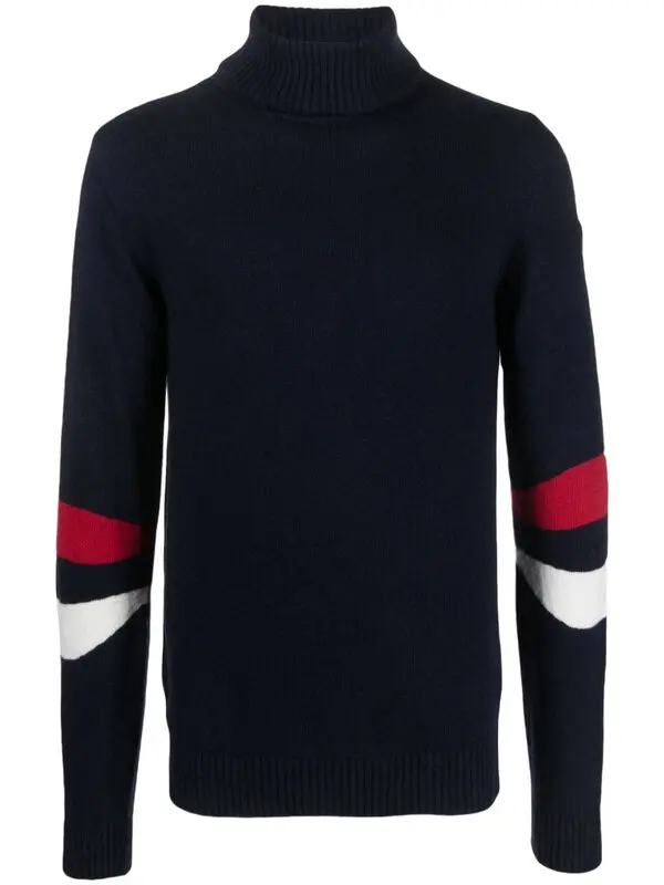 Rossignol Signature Roll-neck Sweater - Blue