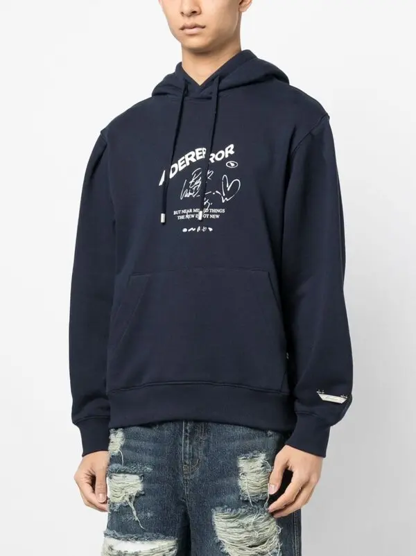 ADER ERROR Logo-print Drawstring Hoodie