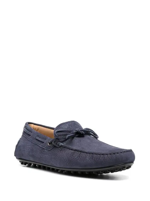 TOD'S City Bow-detail Loafers