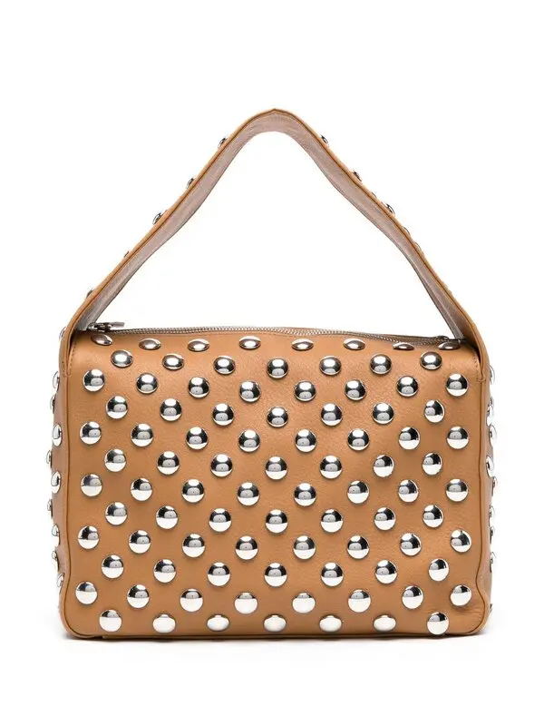 Khaite Elena Studded Shoulder Bag