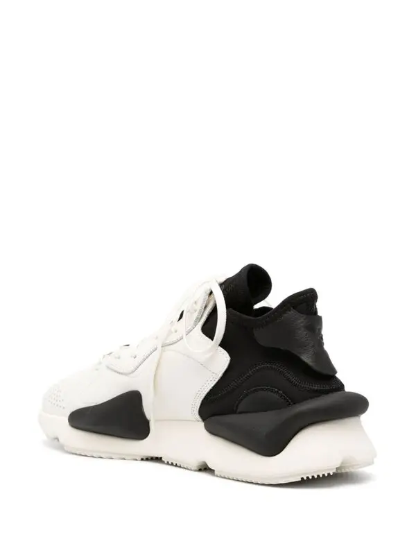 Y3 Kaiwa Leather Sneakers - White