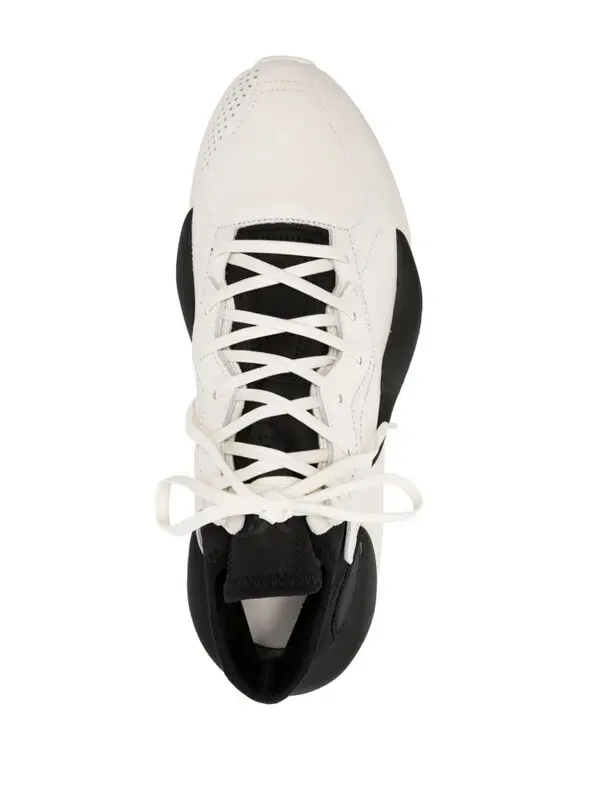 Y3 Kaiwa Leather Sneakers - White