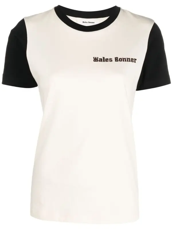 WALES BONNER Logo-embroidered T-shirt
