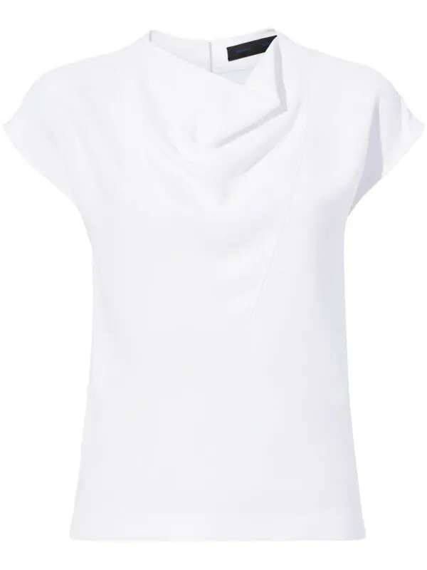 Proenza Schouler Matte Viscose Crepe Shell Top - White