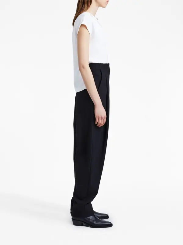 Proenza Schouler Matte Viscose Crepe Shell Top - White