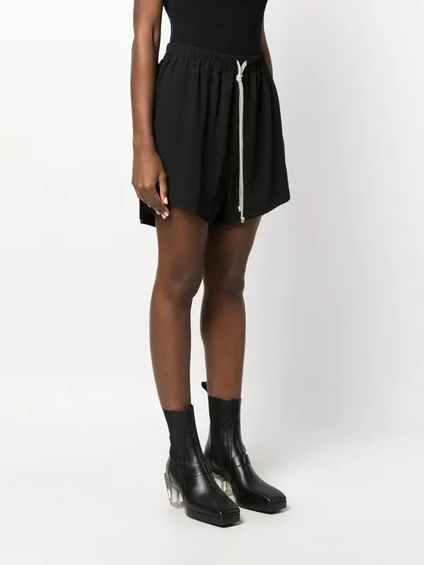 Rick Owens Wide-leg Short - Black