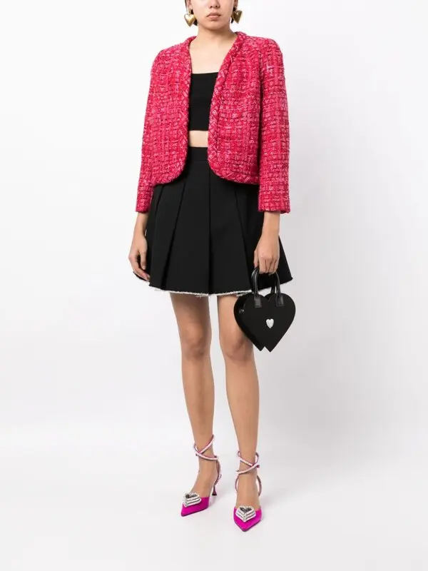 EDWARD ACHOUR PARIS Cropped Tweed Jacket