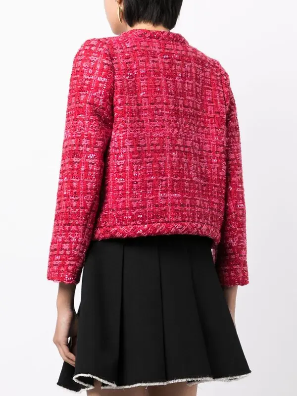 EDWARD ACHOUR PARIS Cropped Tweed Jacket