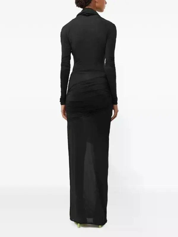 Gauge81 Elos Draped Maxi Dress