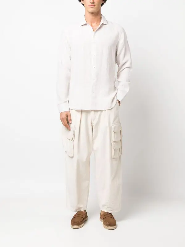 Orlebar Brown Giles Linen Shirt - Neutrals